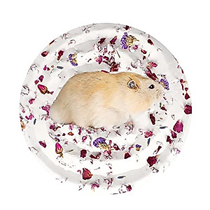 MUYG Hamster Bath Sand Dust Free Plant Scented Bathing Sand Gerbil Grooming Natural Mixed Training Cleaning Potty Litter Control Odour for Guinea Pigs Rat Mice (4.4LB）