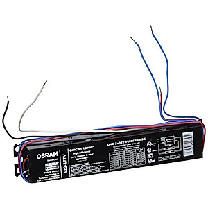 Sylvania QHE2X32T8/UNV Isn-Sc Fluorescent Ballast, 2 Lamp, 32W T8, 120/277V