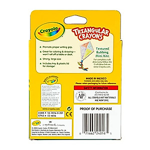Crayola Triangular Crayons, Toddler Crayons, Coloring Gift for Kids