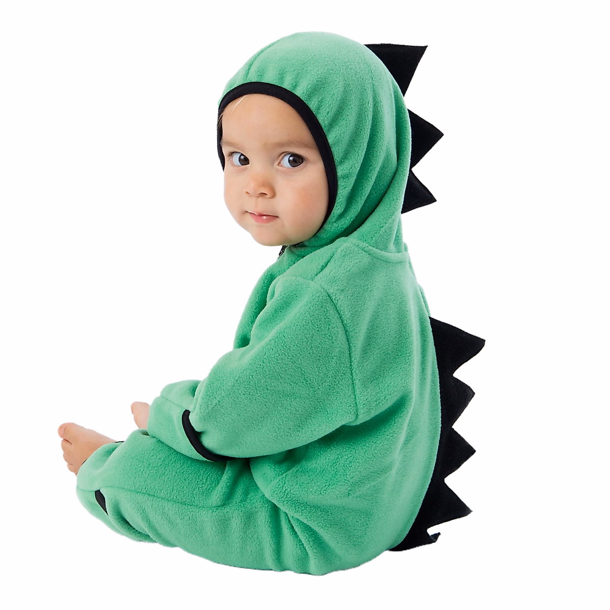 Fleece Baby Bunting Bodysuit – Infant One Piece Kids Hooded Romper Outerwear Toddler Jacket