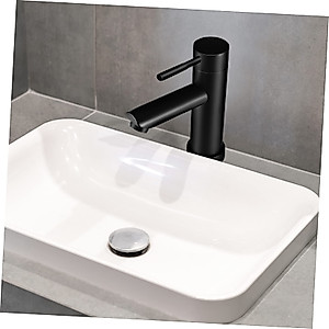 jojofuny 2pcs Basin Faucet Shower Faucet Bath Tub Faucets Waschtischarmatur Kitchen Vanity Faucet Bathroom Tub Faucets Bath Mixer Tap Bathroom Faucets 1 Hole Bath Spout Sink Stainless Steel