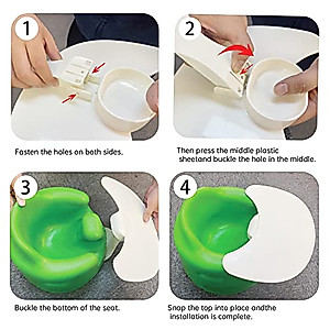 Seat Tray, Compatible with Bumbo Seat, Tray Accessory Provides A Place to Hold Toys or Snacks, Easy to Install and Remove, Bumbo Seat Accessory for Baby Boy Girl - White