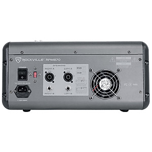 Rockville RPM870 8 Channel 6000w Powered Mixer w/USB, Effects, 8 XDR2 Mic Pres