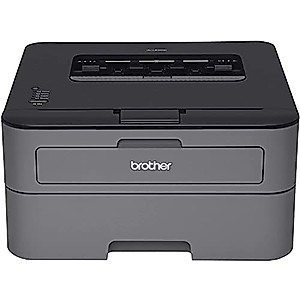 Brother New HL-L2300 Series Monochrome Laser Printer: 2400 x 600 Resolution, Upto 27 ppm Print Speed, Hi-Speed USB 2.0, 250-sheet Capacity, Automatic Duplex Printing, TF USB Cable (HL-2300 Series)