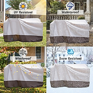 XIZZI Patio Furniture Cover Waterproof Outdoor Table and Chairs Covers,58L x 31W x 29H