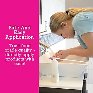 Spatty Daddy Beauty Makeup Spatula (12 Inch Pink) Shark Tank Mom Made, Scrapes Last Drop of Lotion, Mini Spatula Makeup, Long Makeup Spatula, Scoop for Makeup, Makeup Stocking Stuffer, Makeup Spatula