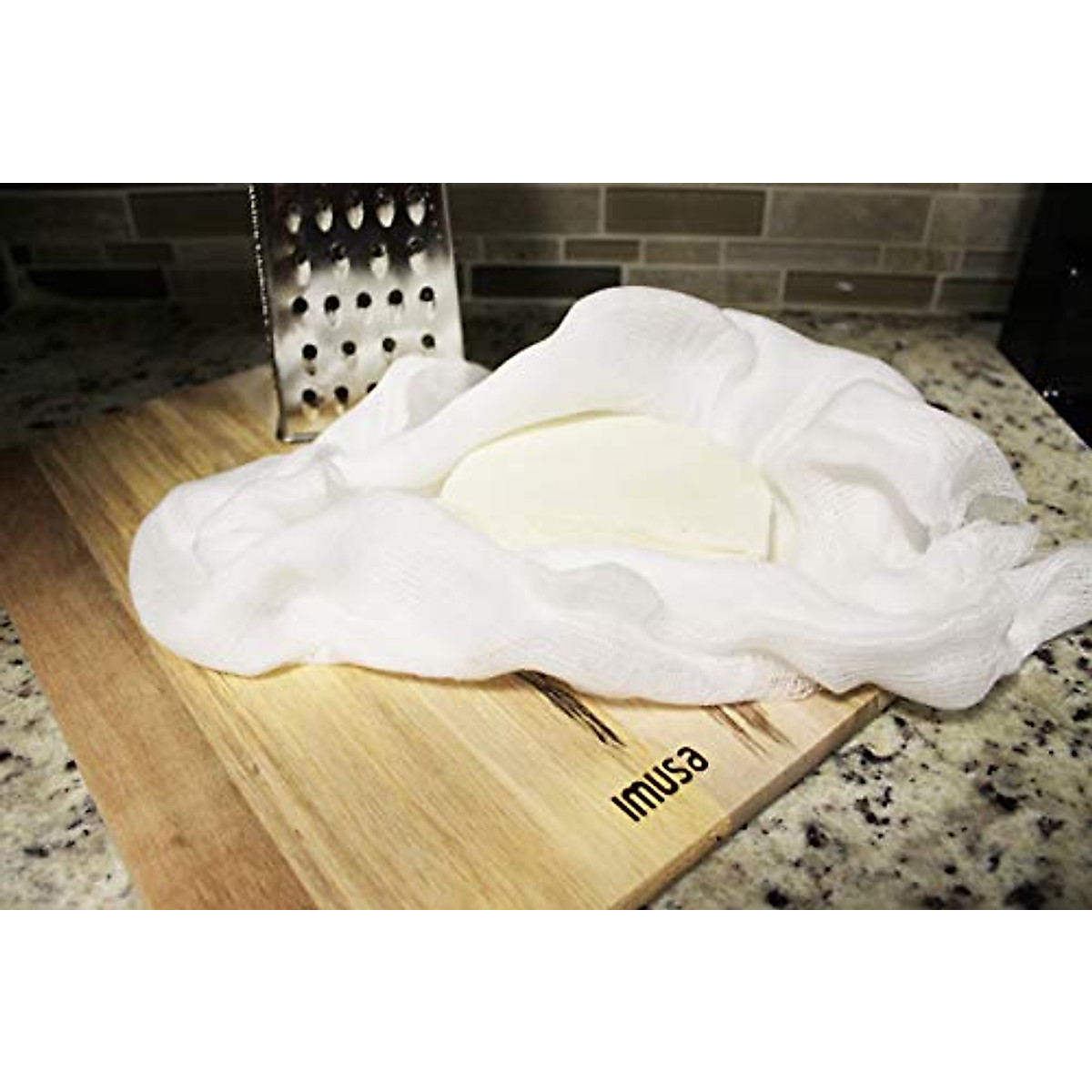 IMUSA USA Cheesecloth 74" X 18", Large, White