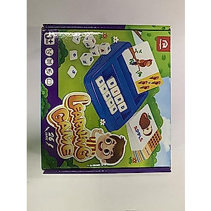 Coogam Matching Letter Game, Alphabet Spelling Reading Flash Cards, Math Number Words Puzzle Montessori Early Learning Educational Gift Toys for 3 4 5 Year Old Kids