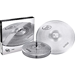 SABIAN Quiet Tone Practice Cymbals Set Qtpc501