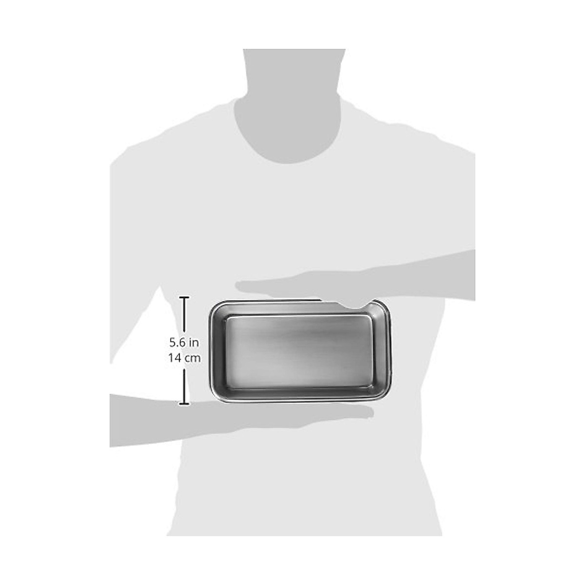 Graham-Field 3258 Grafco Metal Instrument Tray for Medical, Dental, Tattoo, and Surgical Supplies, Stainless Steel, 8-7/8" x 5" x 2"