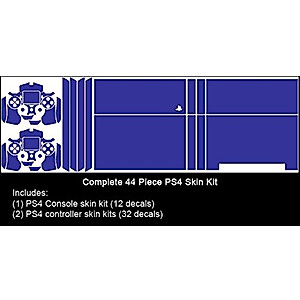 Rockin Red - Vinyl Decal Mod Skin Kit by System Skins - Compatible with PlayStation 4 Console (PS4)