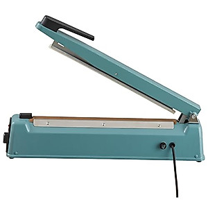 VEVOR Impulse Sealer 12 inch, Manual Heat Seal Machine with Adjustable Heating Mode, Iron Shrink Wrap Bag Sealers for Plastic Mylar PE PP Bags, Portable Poly Bag Sealing Machine with Extra Replace Kit