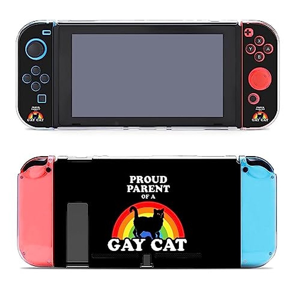 Proud Parent of A Gay Cat Cute Protective Cover for Switch Anti-Scratch Shock-Absorption Case