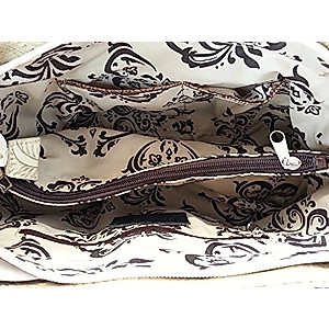 Western Cowgirl American Flag Stars and Stripes Rhinestone Women Leather Handbag Country Purses Wallet Set Red White Blue, Large