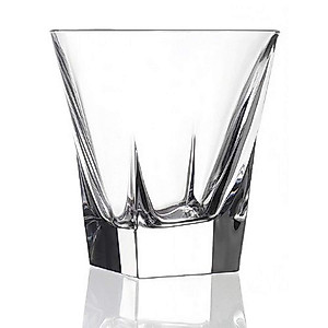Lorenzo Rcr Crystal Fusion Double Old Fashion Glass, Set of 6