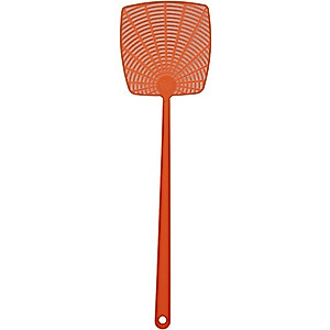 PIC 274-INN Plastic Fly Swatter Assorted Neon Plastic Fly Swatter – Single Orange Pack of 5