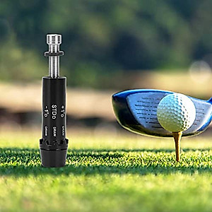 Keenso Golf Shaft Sleeve, Golf Sleeve Shaft Adapter Aluminum Alloy Sleeve Adapter Sleeve Replacement for Cobra King F9 Driver 0.335