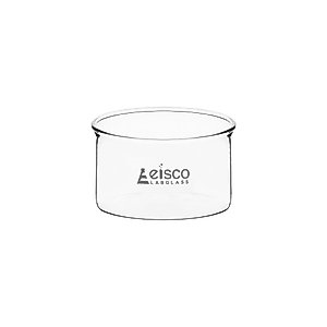 EISCO Crystallizing Dish, 20ml - Flat Bottom, No Spout - Borosilicate 3.3 Glass - Laboratory, Kitchen, Crafts