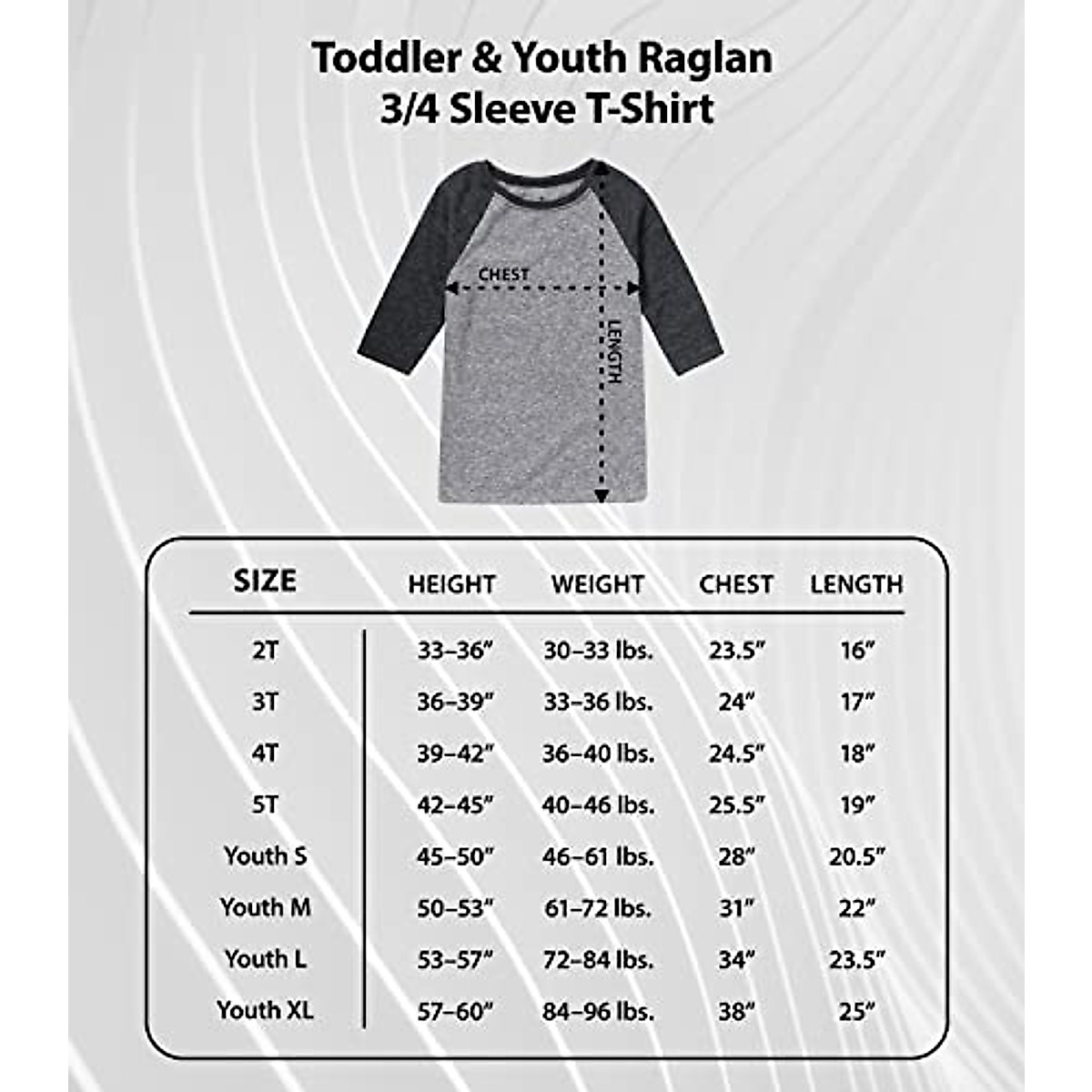 HYBRID APPAREL - Spongebob Squarepants - Patrick Sparkers Flag - Toddler & Youth Raglan Graphic T-Shirt - Size 3T