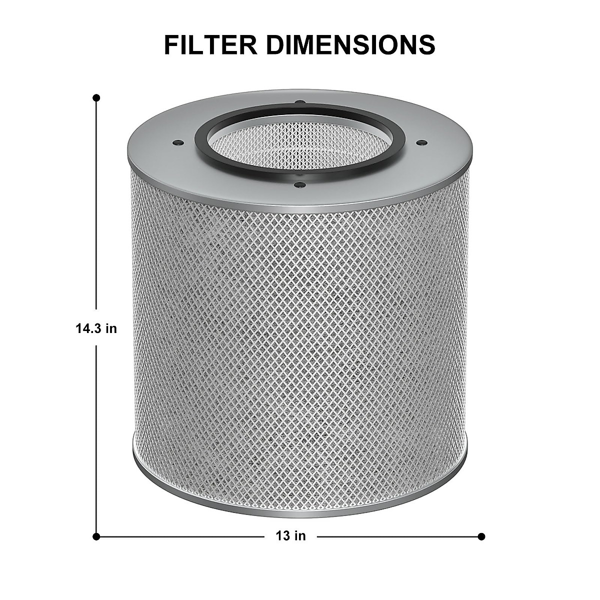 Ganteny HM400 True HEPA Filter Replacement Compatible with Austin Air Healthmate FR400, HM400, HM402, HM405, HM410, HM450 Air Cleaner Purifier, 1 HEPA Filter + 2 Pre-Filters