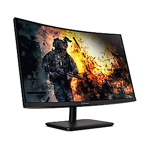 AOPEN 27HC5R Vbiipx 27" Full HD (1920 x 1080) VA 1500R Curved Gaming-Monitor | AMD FreeSync Premium | 165Hz Refresh Rate | 1ms-TVR | HDR 10 Support | Ports: 1 x Display Port 1.4 & 2 x HDMI 2.0, Black