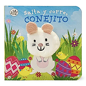 Salta y corre, Conejito / Hippity, Hoppity, Little Bunny Finger Puppet Book (Spanish Edition)