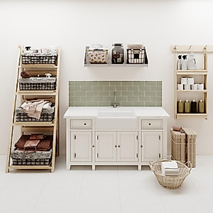 AmGood 36 Long X 12" Deep Stainless Steel Wall Shelf with Side Guards | NSF Certified | Appliance & Equipment Metal Shelving | Kitchen, Restaurant, Garage, Laundry, Utility Room