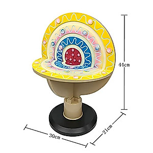 KH66ZKY 3D Atomic Structure Model - Atom Anatomical Model - for Teaching Educational Medical Science Classroom Study Display Teaching Tool