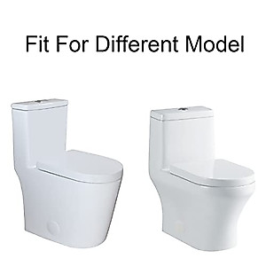 UF089 UF Small U Shape Toilet Seat For WinZo Compact Toilet, Heavy Duty Material Soft Close Easy Install Clean Design, White