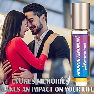 ANDROSTENONUM by Pherolec Global Male Pheromone Perfume Oil for Him Real Long-Lasting Original Best Men's Pheromones Cologne Essential Strong Spray Fragrance Essence Extra Strength Man 0.34 fl. oz
