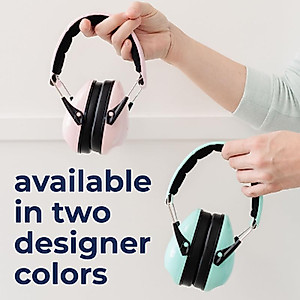 Sensory Basics Noise Reduction Headphones - Hearing Ear Protection for Kids & Teens - Kids Ear Protection Headphones - Kids Ear Muffs for Noise Reduction - Sensory Headphones for Ages 3+ - Sunrise