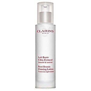 Clarins Bust Beauty Firming Lotion | Visibly Firms, Smoothes and Tones Skin on Bust and Décolleté | Hydrates and Softens | Lightweight and Fast Absorbing | All Skin Types | 1.7 Ounces