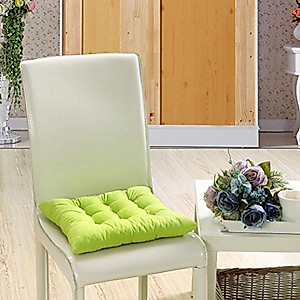 Sanding Seat Cushion,Leegor 40 * 40cm Flexible Nine-Pin Soft Seat Cushion Indoor Home Garden Patio Home Cushion Kitchen Office Square Cotton Buttocks Chair Pads, Comfortable and Breathable (Green)