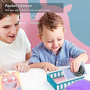 Digital Camera Cheap, UIKICON 4K 44MP Kids Camera with 32GB SD Card, 2.4 Inch Point and Shoot Camera with 16X Digital Zoom, Compact Camera for Kids Teens Boys Girls Adults Students Seniors(X3-Purple1)