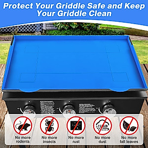 28" Silicone Griddle Mat for Blackstone Grill, Heavy Duty Food Grade Silicone Griddle Buddy Mat Top Cover for Blackstone Griddle Grill, Protect Griddle No Rust Dirt From Animal, Reusable Griddle Mat