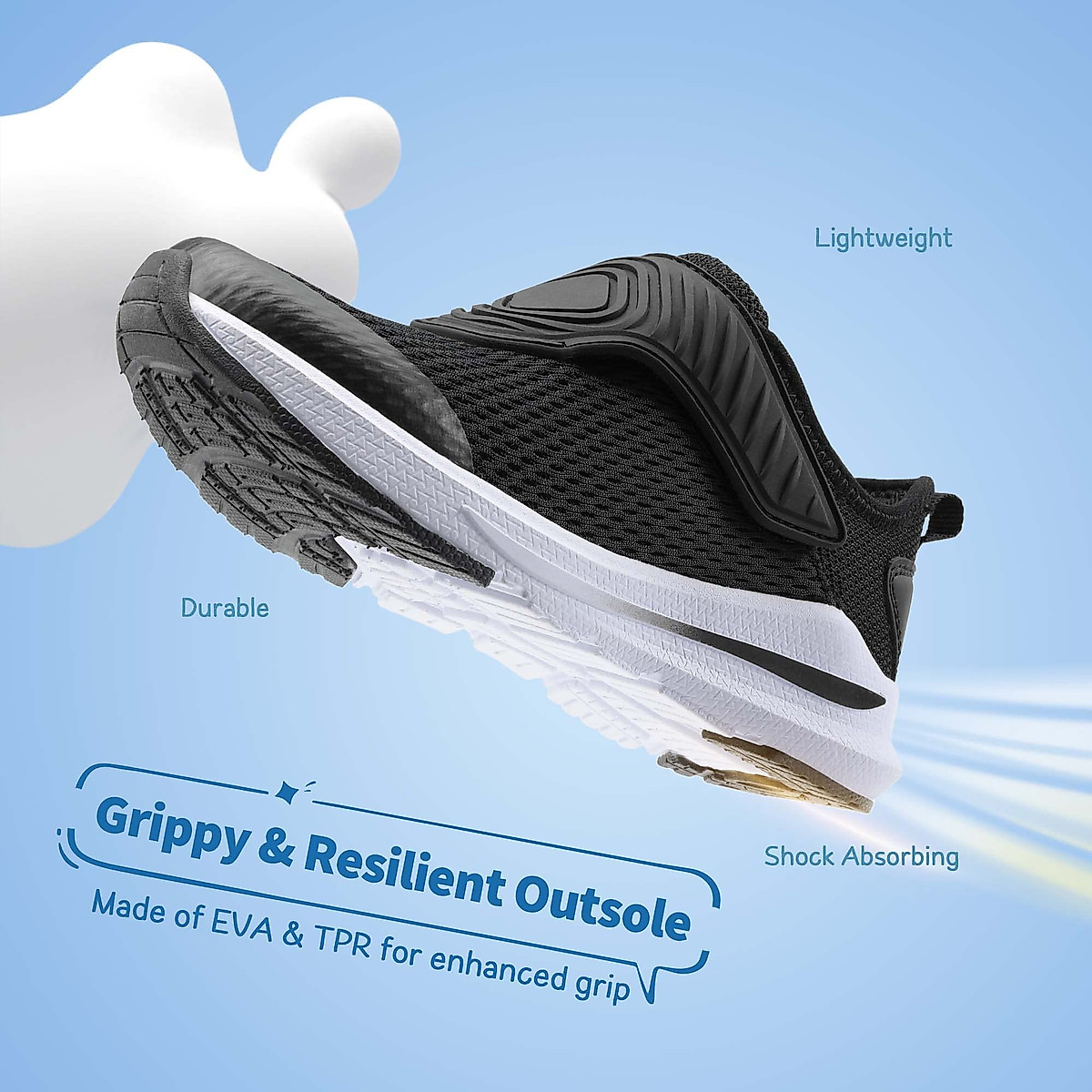 DREAM PAIRS Kids Shoes Boys Girls Tennis Athletic Running Sneakers for Little Kid/Big Kid Black Size 2 Little Kid SDRS2314K