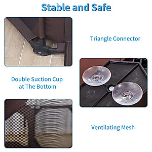 Baby Play Yard, Playpen for Babies Breathable Mesh, Portable Indoors Outdoors and Parks Great Gifts for Babies Infant Toddler Kids (Brown)