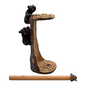 Black Bears Climbing a Tree Paper Towel Holder, 15 1/2 Inches