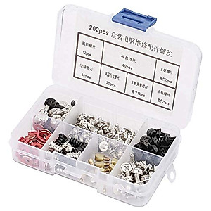 PC Assortment Screws, Computer Repairing Screws, Computer Screws Kit, Wide Application for Electronics Repairing Electronics Supplies