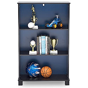 Delta Children Deluxe 3-Shelf Bookcase - Ideal for Books, Homeschooling & More, DC Comics Batman - Greenguard Gold Certified, Decor