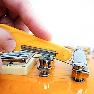 MusicNomad 6 pc. Acoustic Guitar Diamond Coated Nut File Set - Light/Medium Strings (MN670)