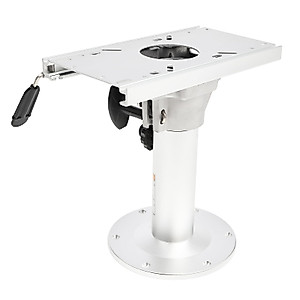 Adjustable Boat Seat Pedestal, Aluminum Alloy Boat Chair Base 13-19in Adjustable Height Good Stability Seat Base For Yachts, Speedboats, Fishing Boats