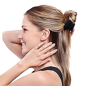 Kitsch Recycled Plastic Hair Clips for Women - Small Claw Clips, Mini Clips for Thin Hair, Tiny Jaw Clips | Tortoise & Black, 2 Pcs