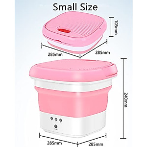 Folding Washing Machine For Clothes With Dryer Bucket Washing Mini Washing Machine For Socks Underwear With Drying Centrifuge