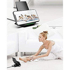 Fast Wireless Charger,NANAMI Qi Certified Wireless Charging Stand Compatible iPhone 14/13/12/SE 2020/11/XS Max/XR/X/8 Plus,Samsung Galaxy S23/S22/S21/S20/S10/S9/Note 20 Ultra/10 and Qi-Enabled Phone