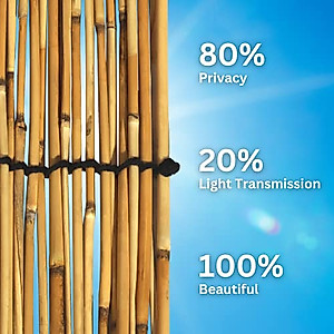 Sukkot Hadar- Kosher Reed Schach-Natural Reed Sukkha Mat, Highly Dense Whole Reed Peeled– Easy Assembly – 6x8-Feet