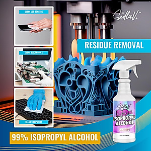SEDLAV Isopropyl Alcohol 99% Spray 32 Fl Oz Spray Bottle Rubbing Alcohol Sprayer 99 Percent Isopropyl Alcohol Spray Technical Use (1)