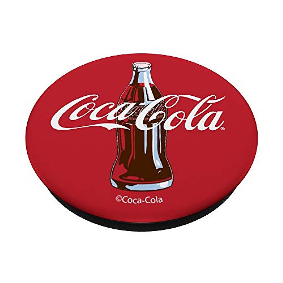 Coca-Cola Red Circle Retro Bottle Logo PopSockets Swappable PopGrip