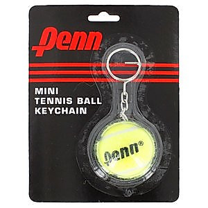 Penn Tennis Ball Keychain - Novelty Tennis Gift and Unique Accessory, 1 x 1 x 1"