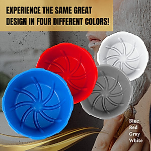 TIMELESS RAZOR Gray Shaving Bowl w/Ridges - Mixes Mens Shaving Cream & Shaving Soap - Durable & Holds Heat Longer - Whip a Quick, Rich & Thick Lather - USA Made